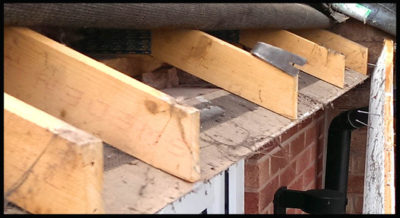 Wood Fascia Repair - Patio Covered